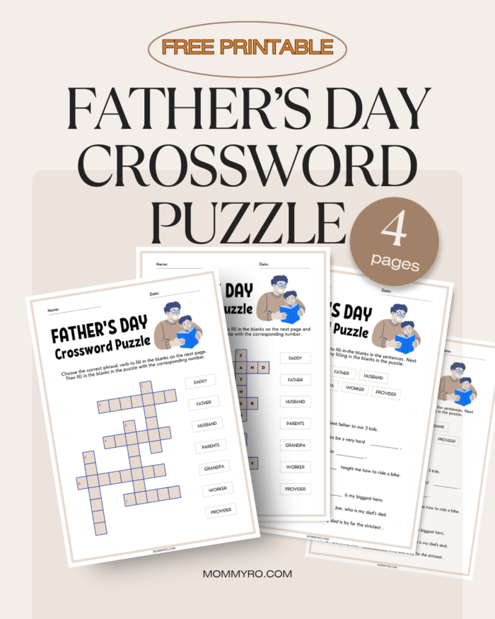 Fun Father's Day Activities for Kids (Free Printable)