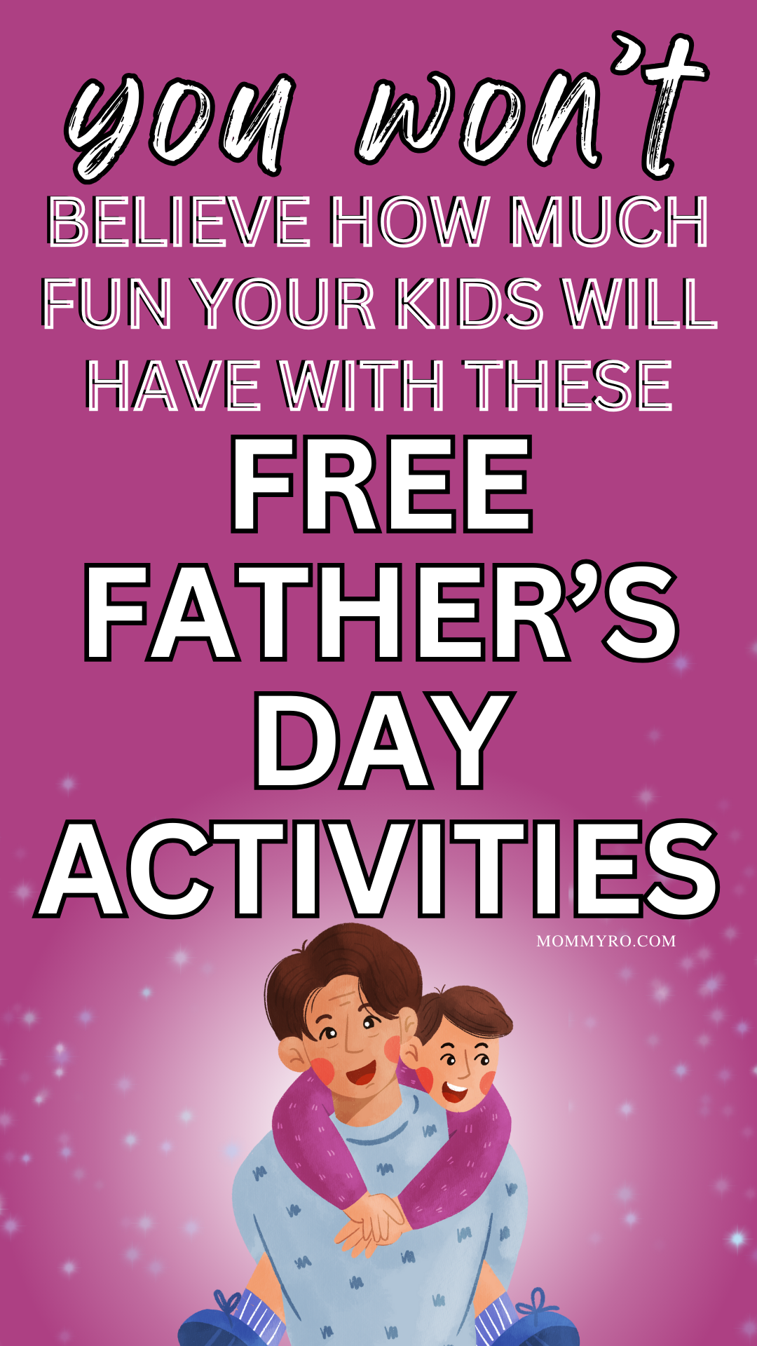 Fun Father's Day Activities for Kids (Free Printable)