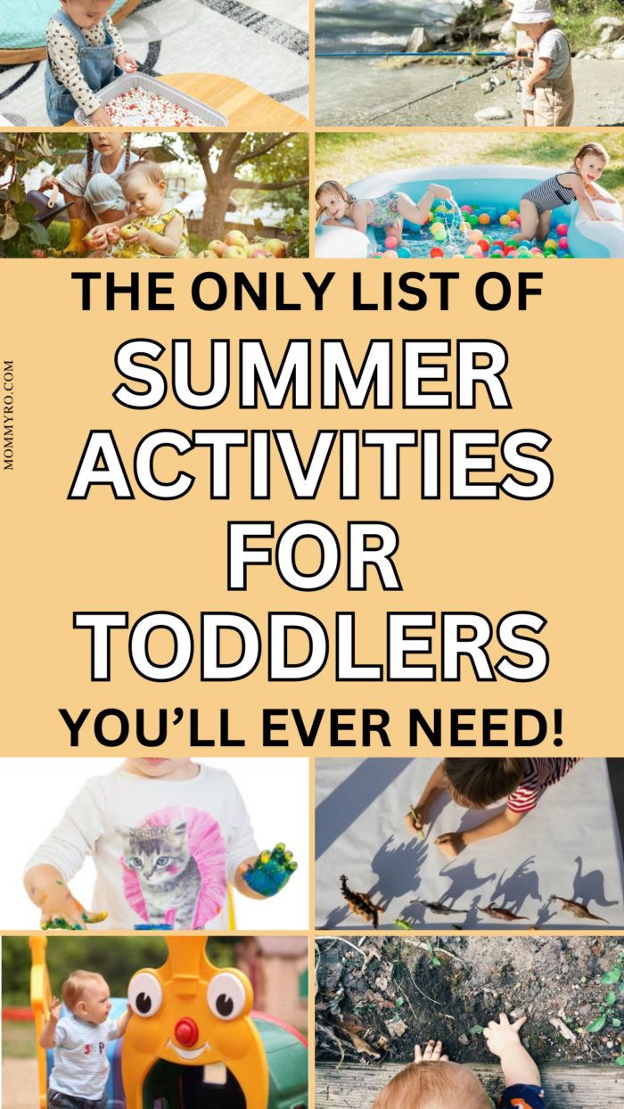The Only List of Summer Activities for Toddlers You'll Ever Need!