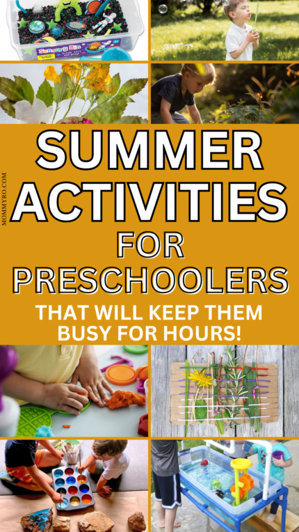 Parents Swear By These Summer Activities for Preschoolers!
