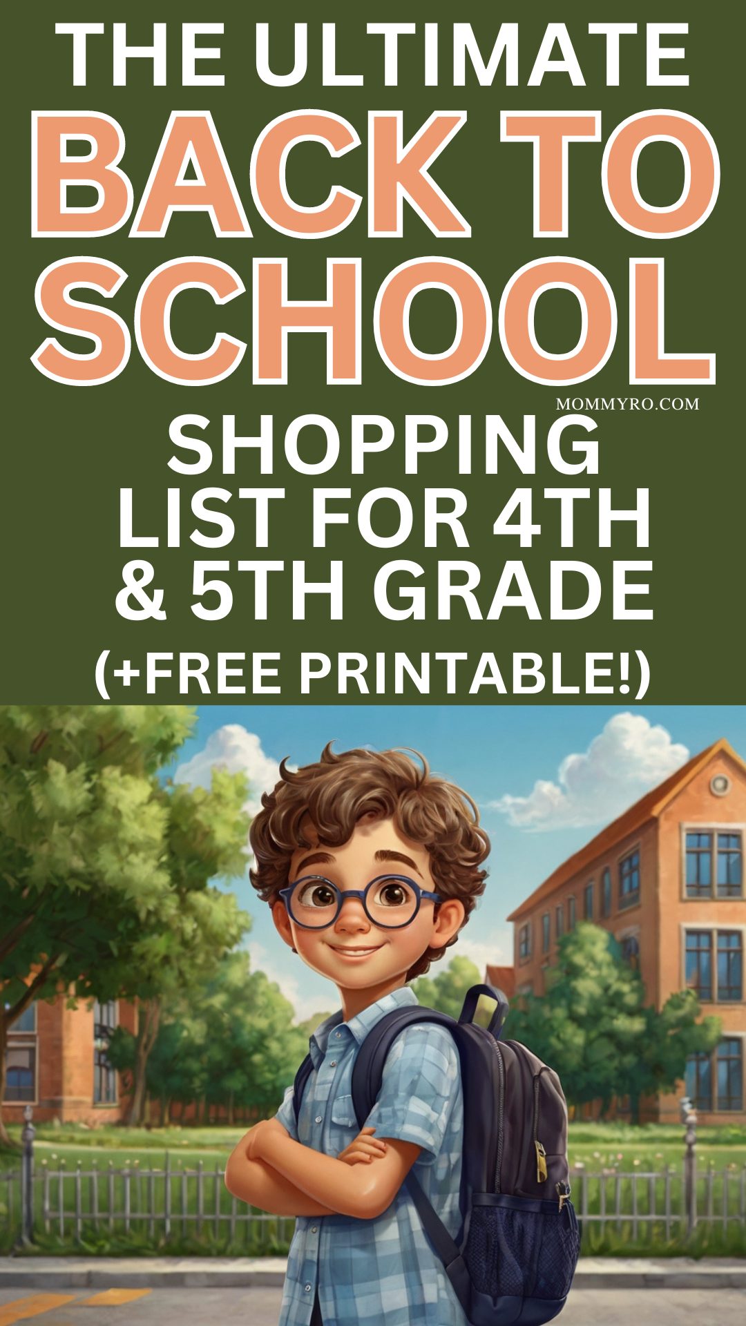 The Ultimate Back to School Shopping List for 4th and 5th Grade!