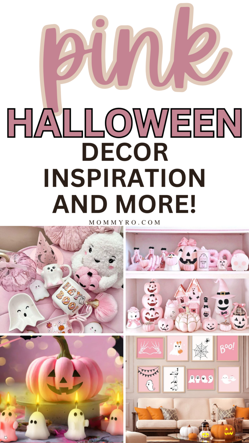 Pink Halloween Decor Inspiration and More