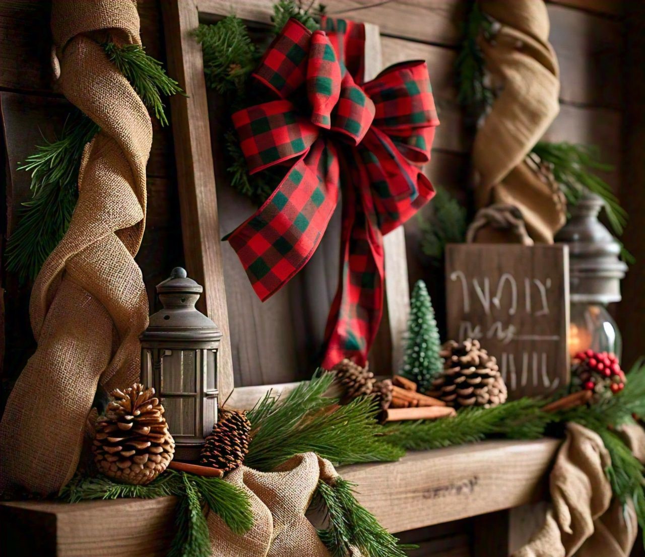 Make it Merry: 35 Christmas Mantel Decorations