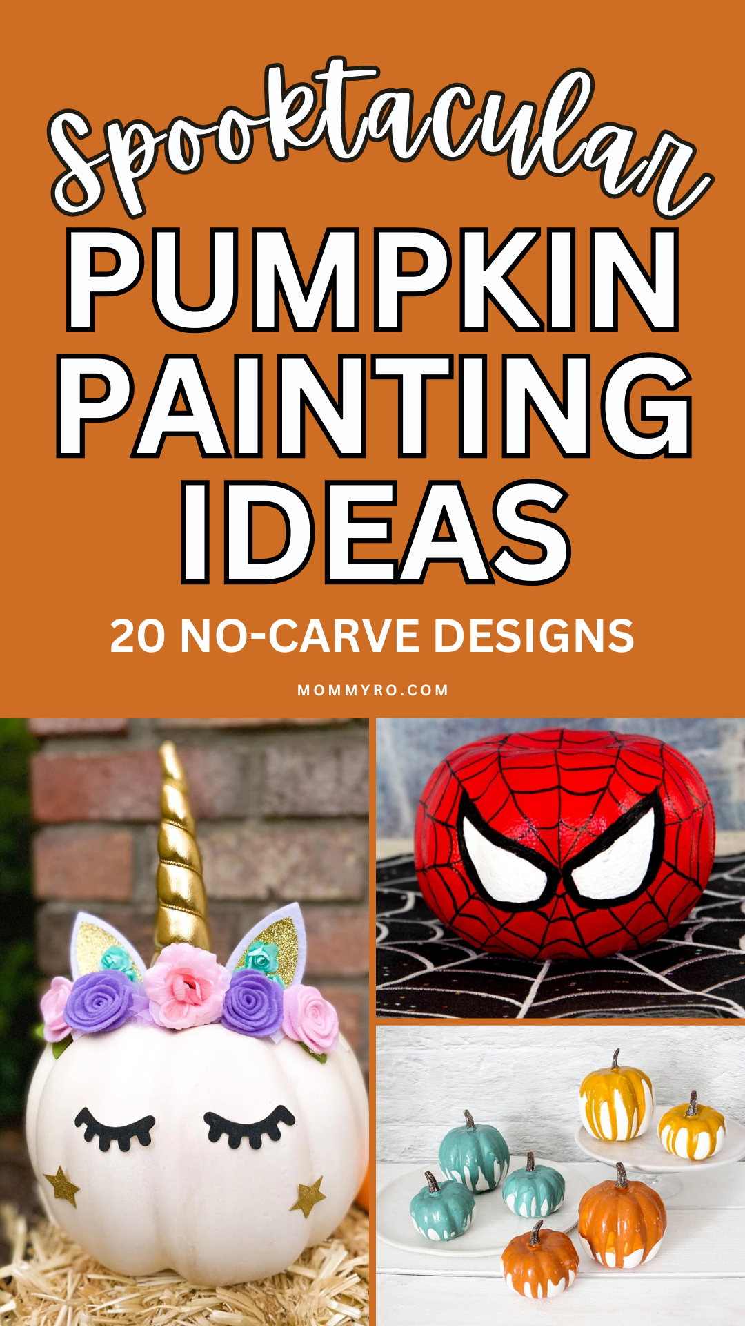 Spooktacular Pumpkin Painting Ideas: 20 No-Carve Designs