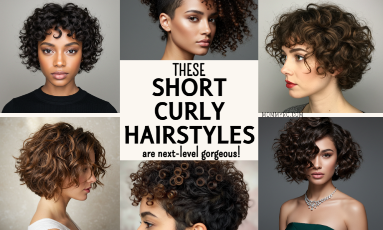 These Short Curly Hairstyles May Cause Envy